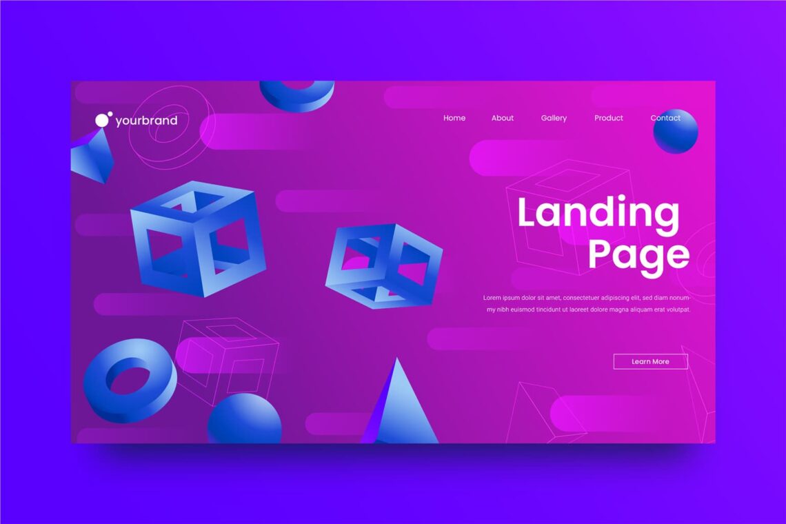 Abstract Background 3D Space Build Theme