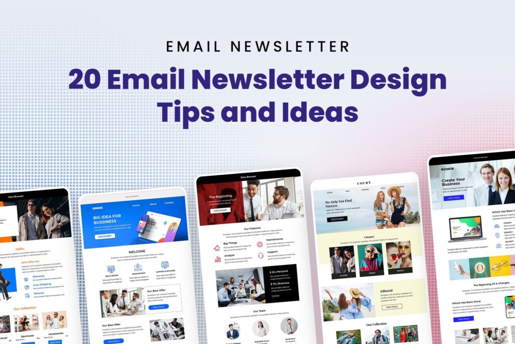 20 Email Newsletter Design Tips and Ideas - UI Creative