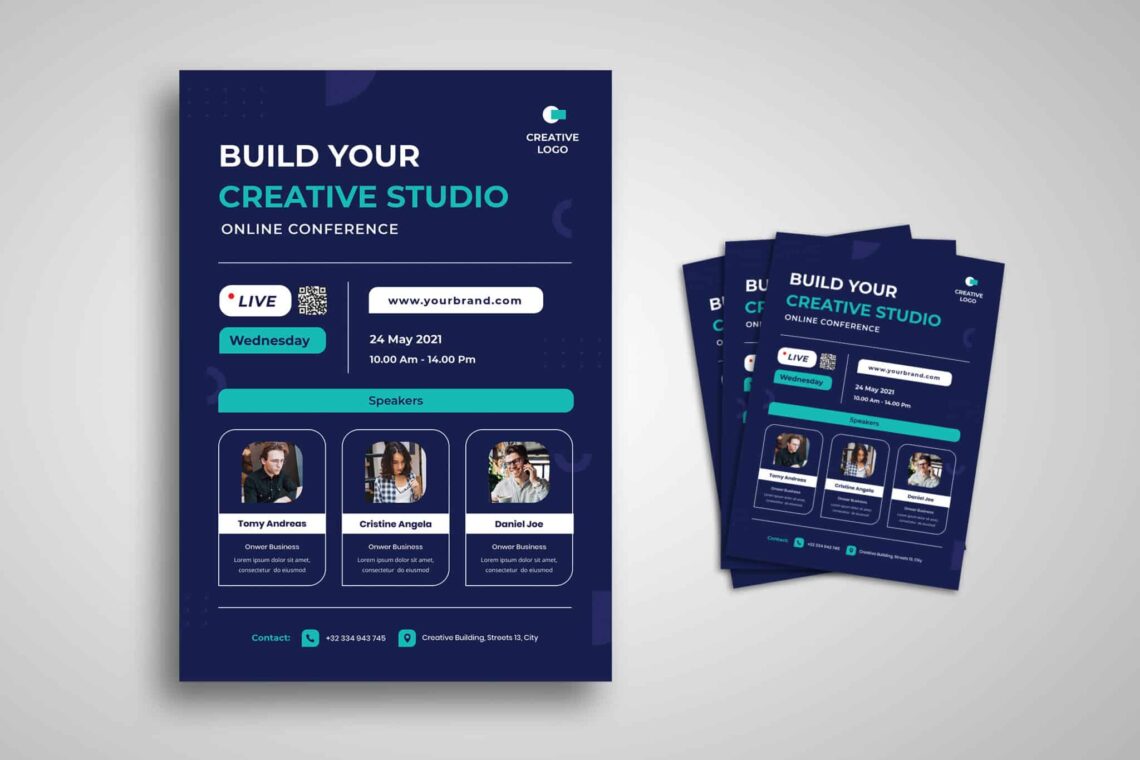 Build Creative Studio Conference Flyer - UI Creative Build Creative Studio Conference Flyer - UI Creative