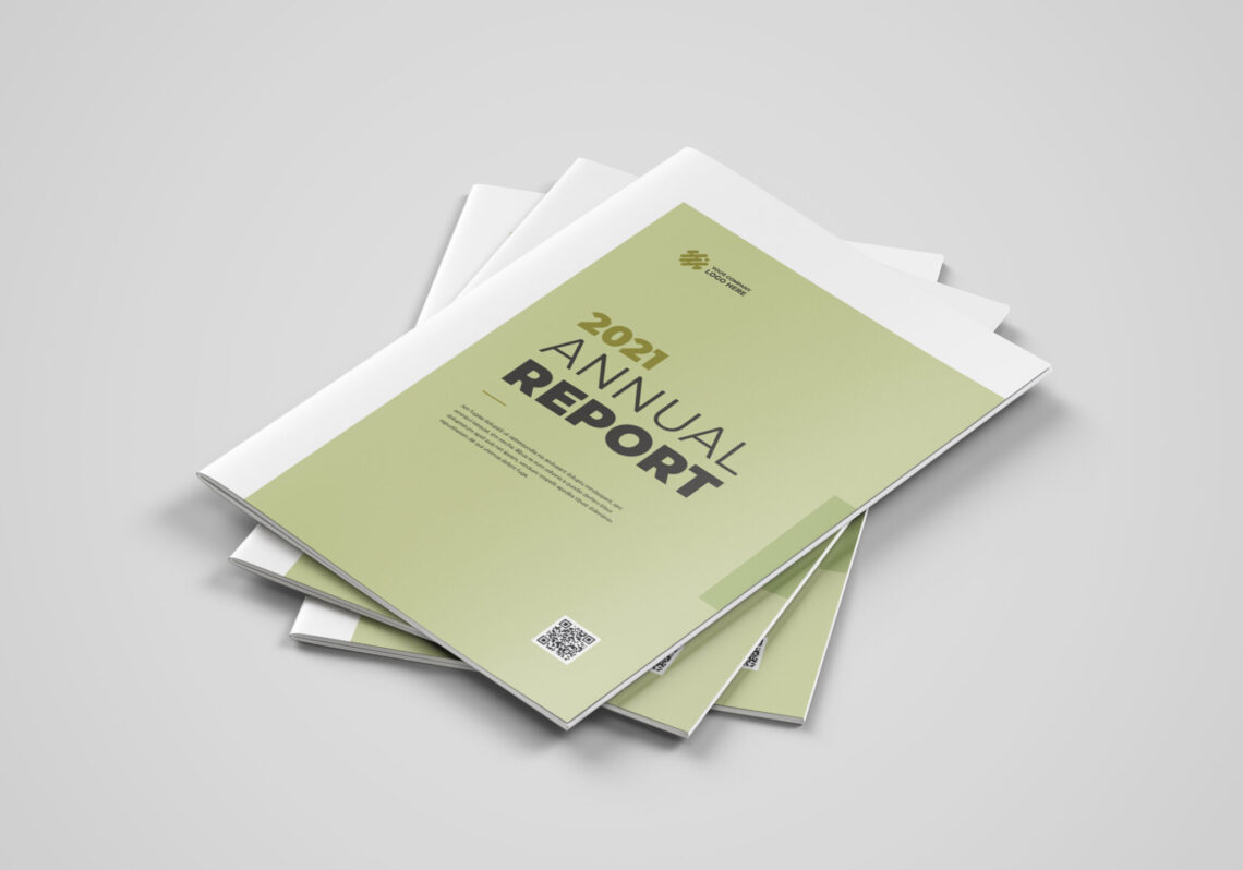 Annual Report Green Color - UI Creative