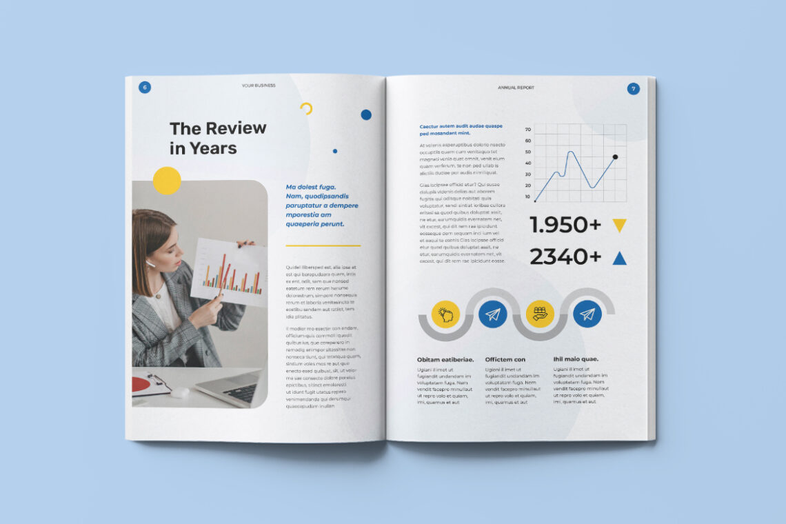 Annual Report Creative Blue - UI Creative