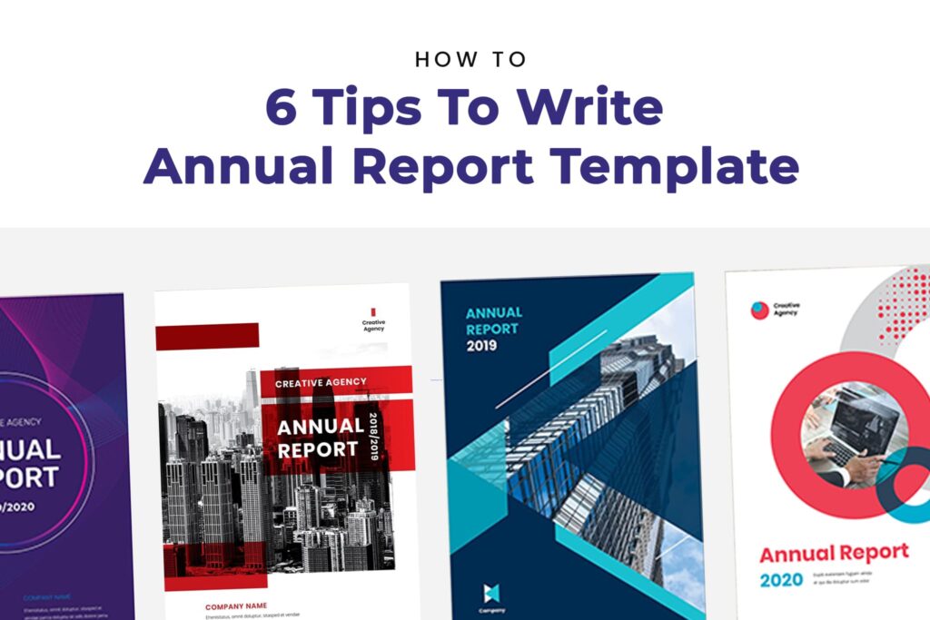 6 Tips How To Write Annual Report Template - UI Creative