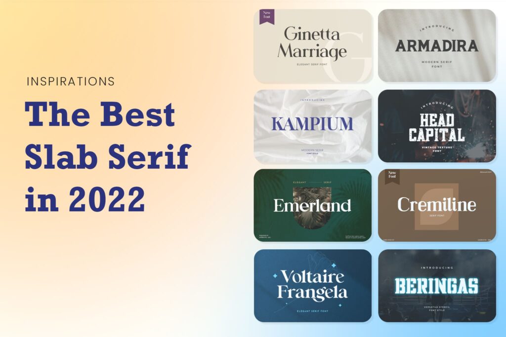 10 Best Slab Serif Font For Your Projects - UI Creative