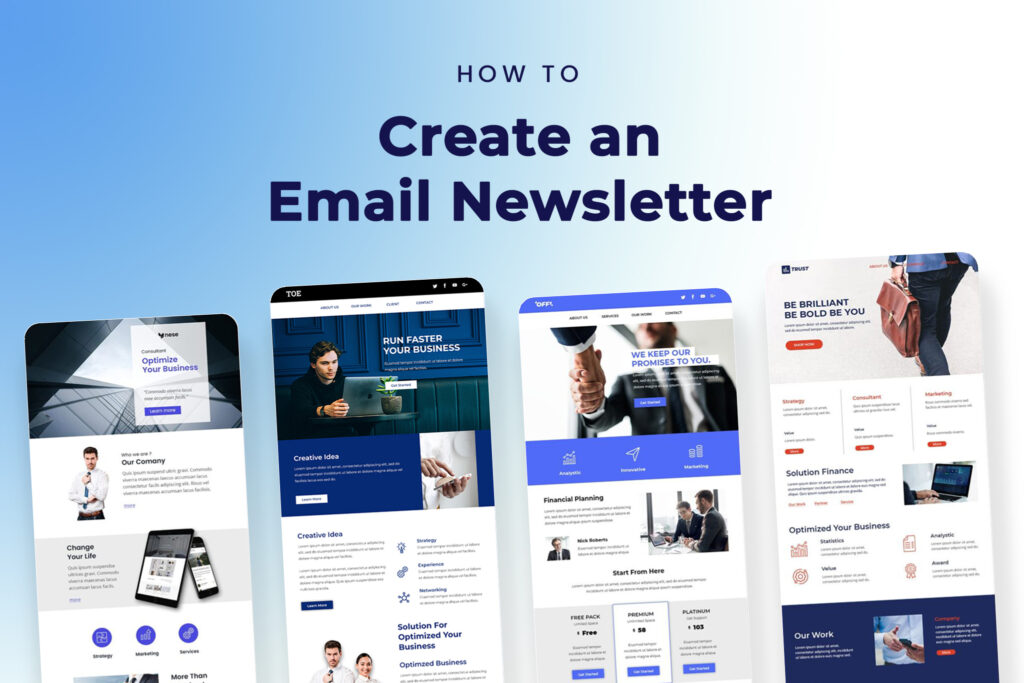 How To Create A Email Newsletter - UI Creative