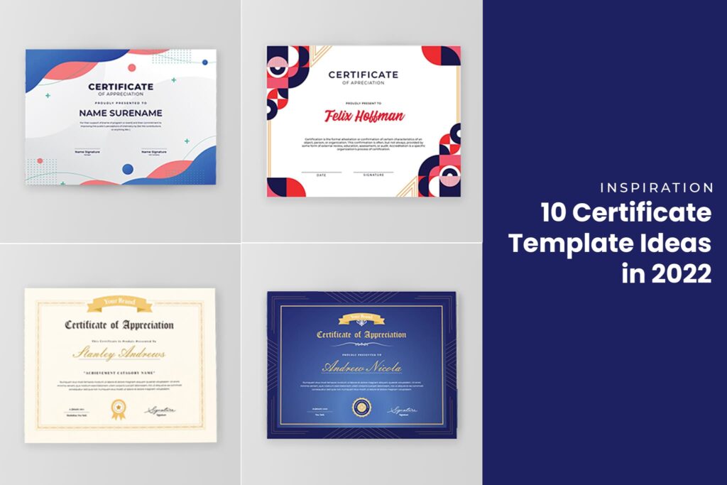 certificate template - UI Creative