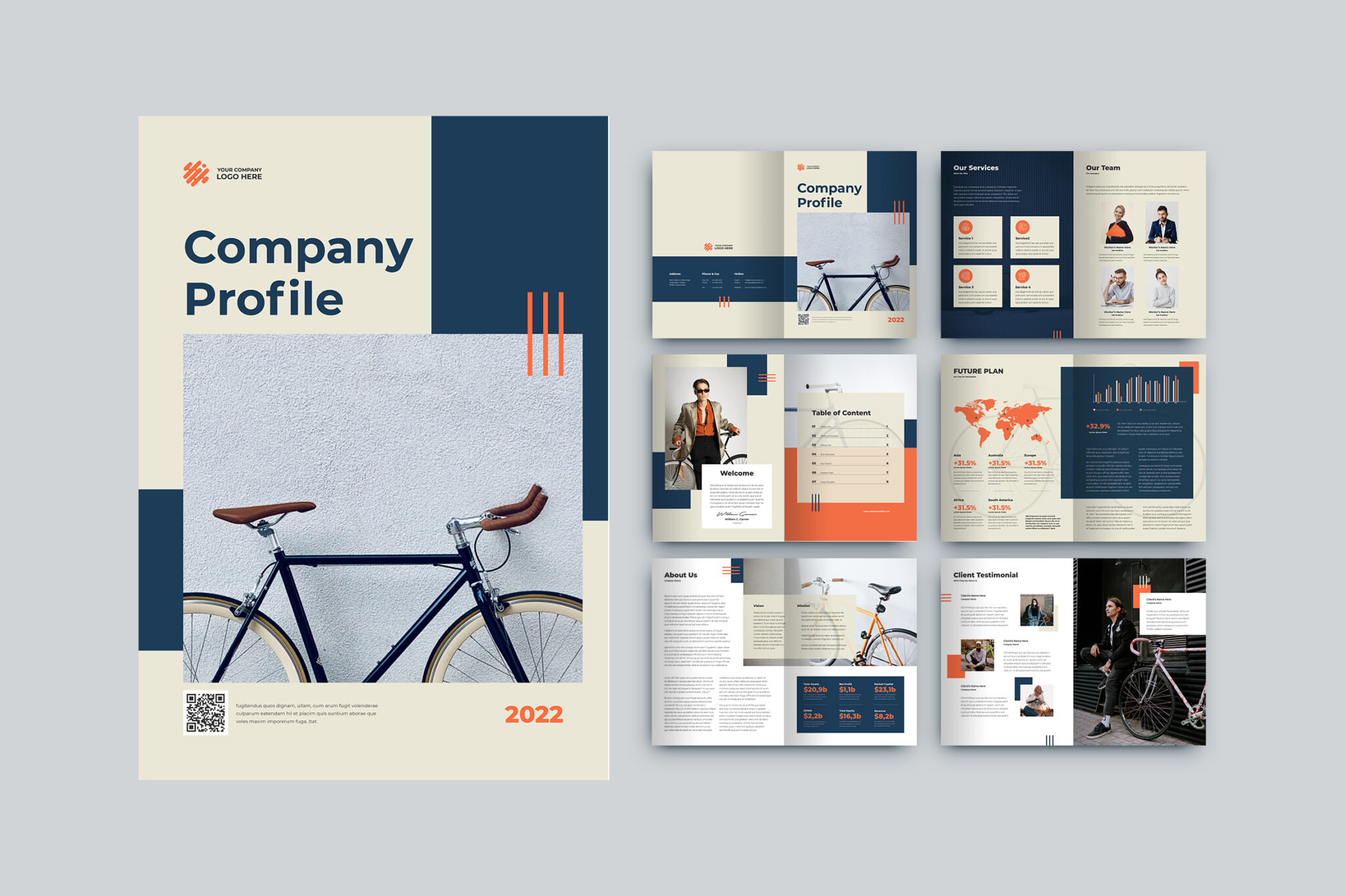 15 Company Profile Example in 2023 - UI Creative