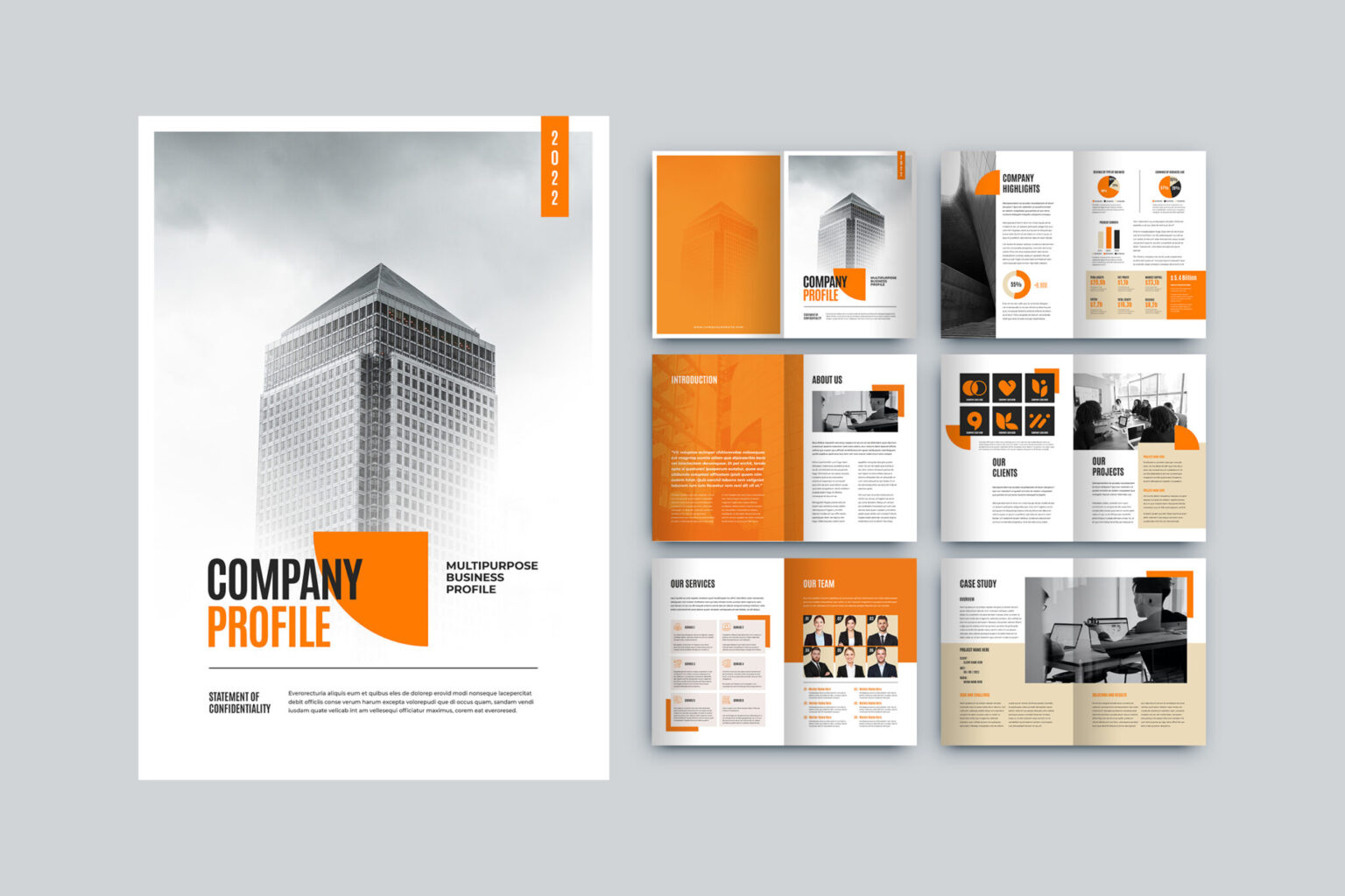 15 Company Profile Example in 2023 - UI Creative