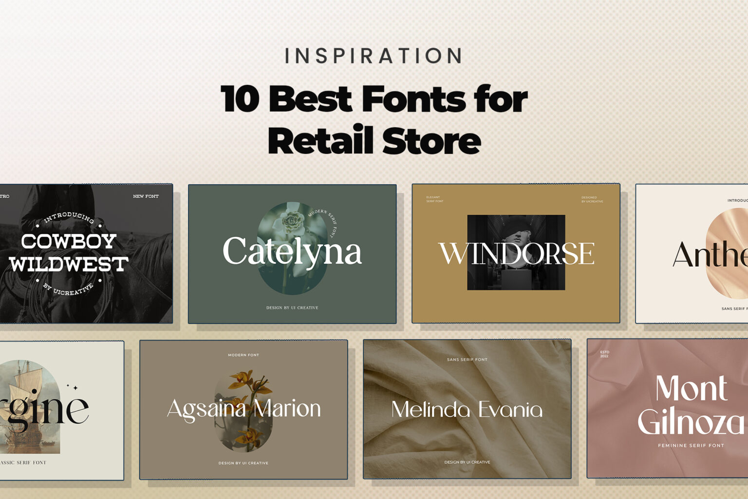 Display Serif Font: 10 Best Font for Retail Stores