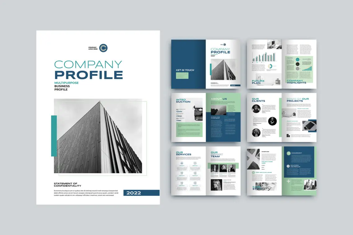 4 Best Seller Company Profile 2025 UI Creative